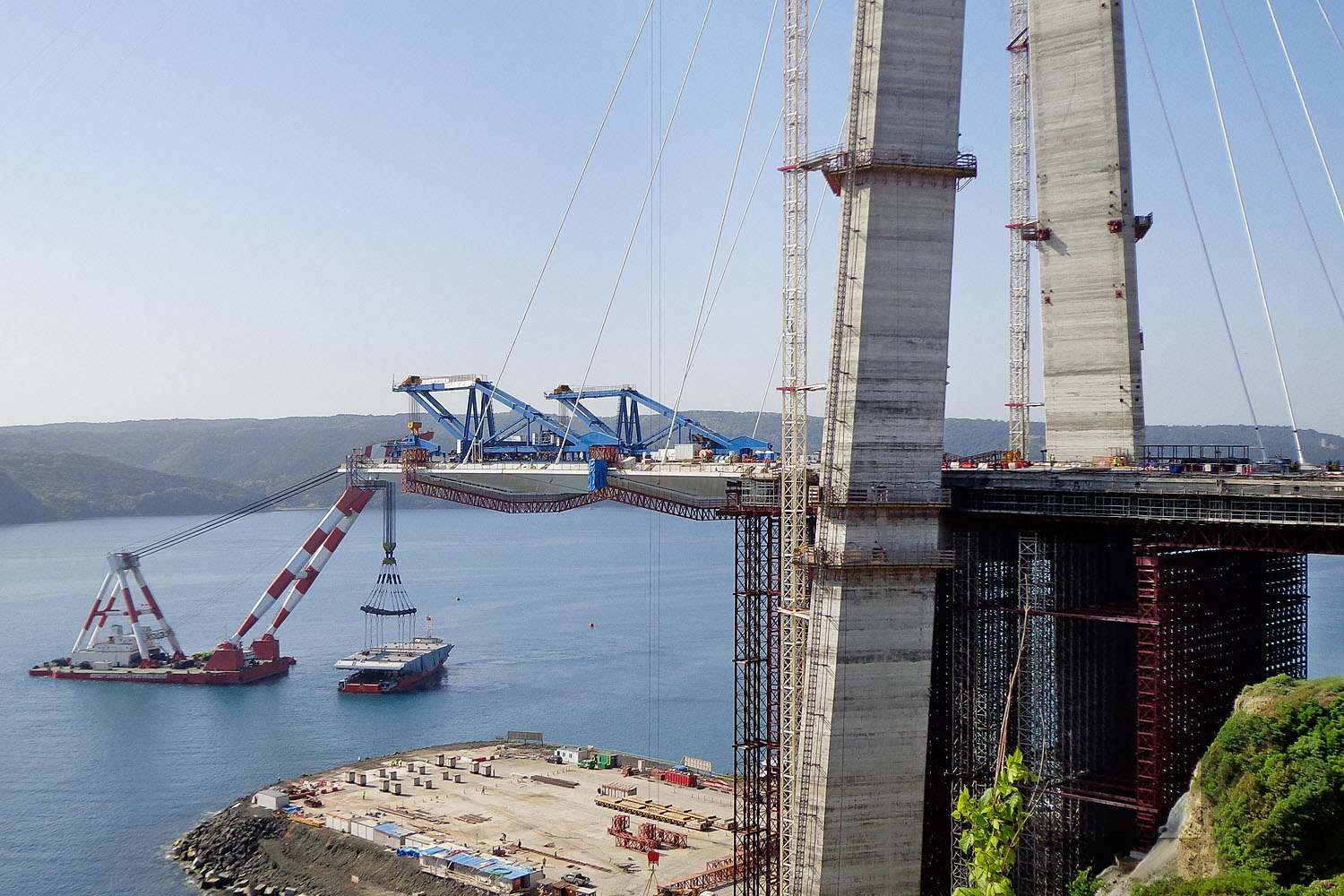 Bureau greisch - Yavuz Sultan Selim Bridge sur le Bosphore
