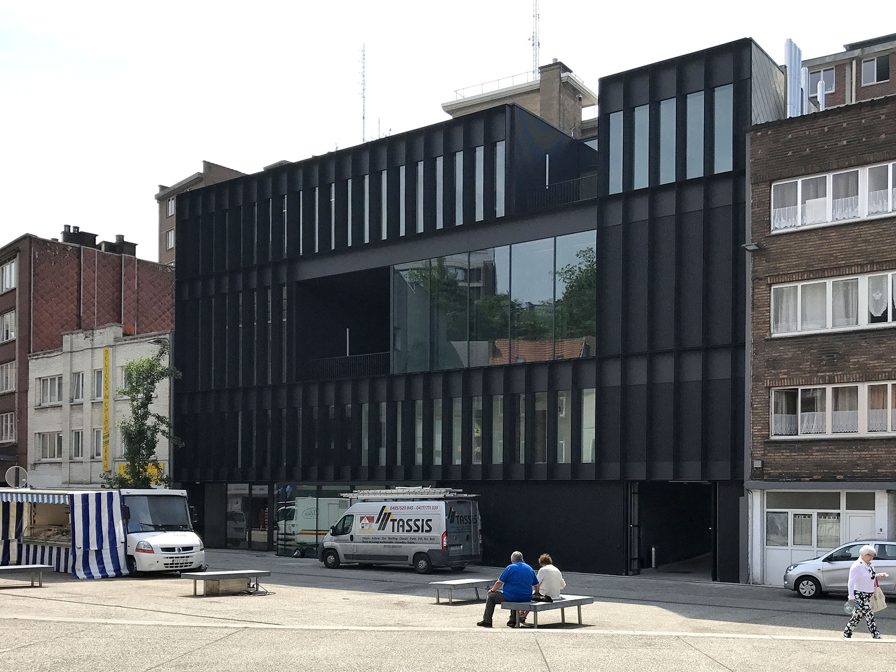 Bureau greisch - Charleroi : inauguration du complexe Média Sambre
