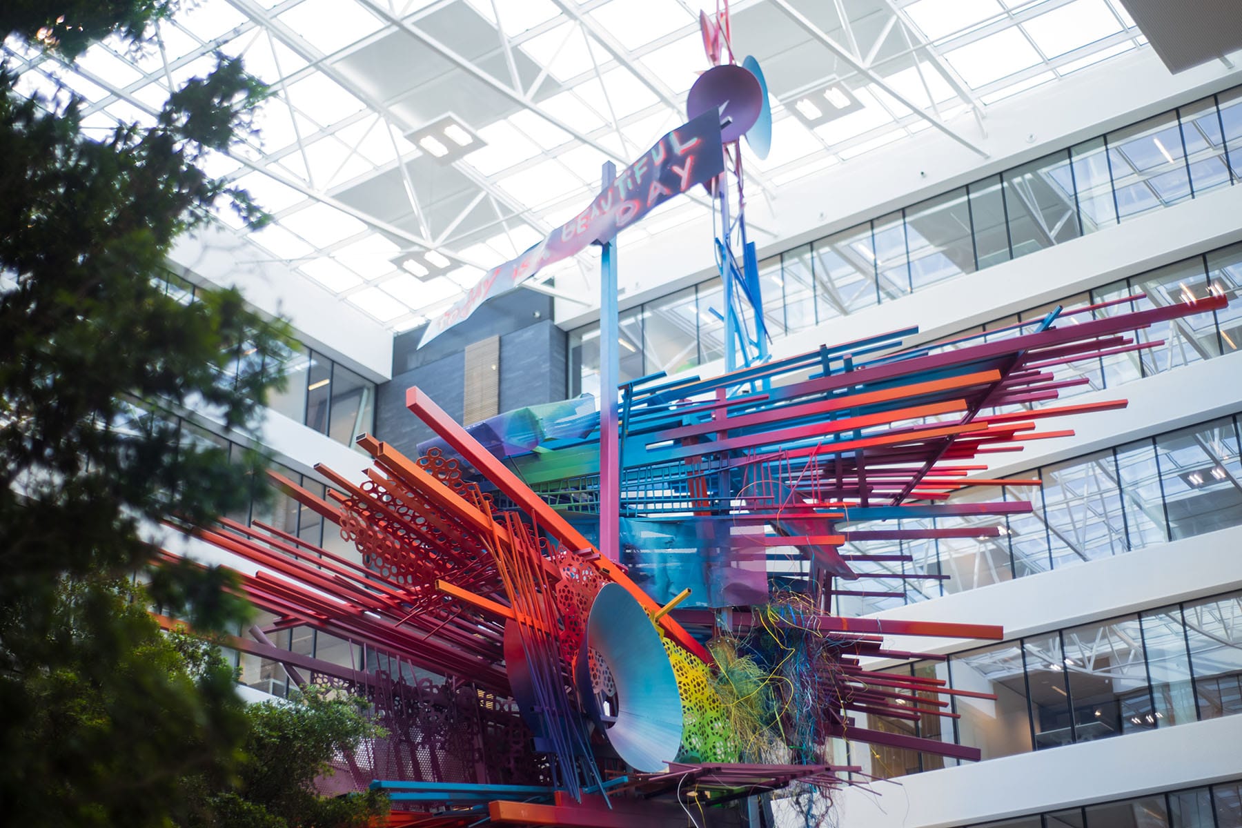 Bureau greisch - Deloitte Stilthouse - Sculpture métallique de Arne Quinze