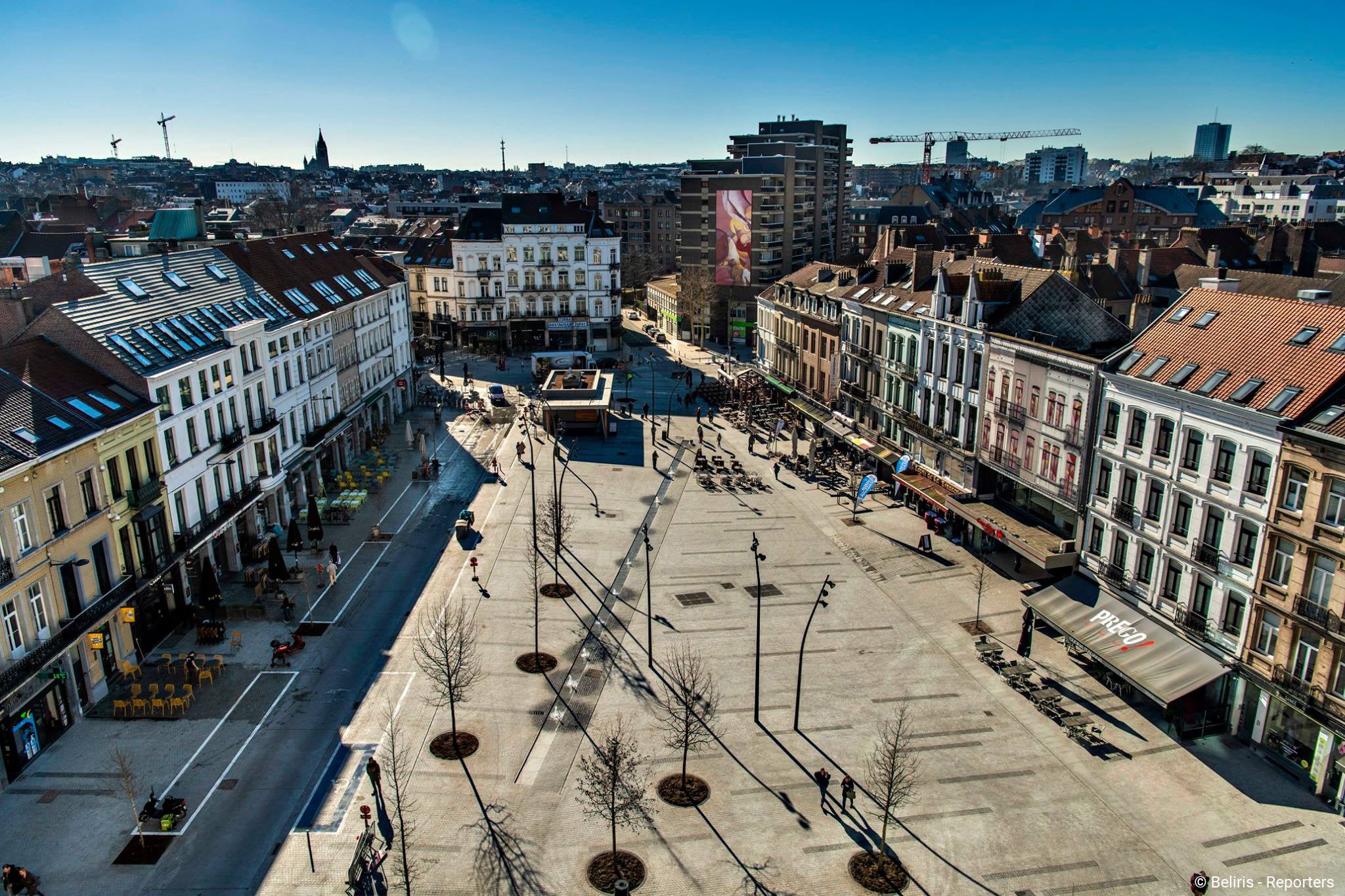 Bureau greisch - La métamorphose de la Place Jourdan
