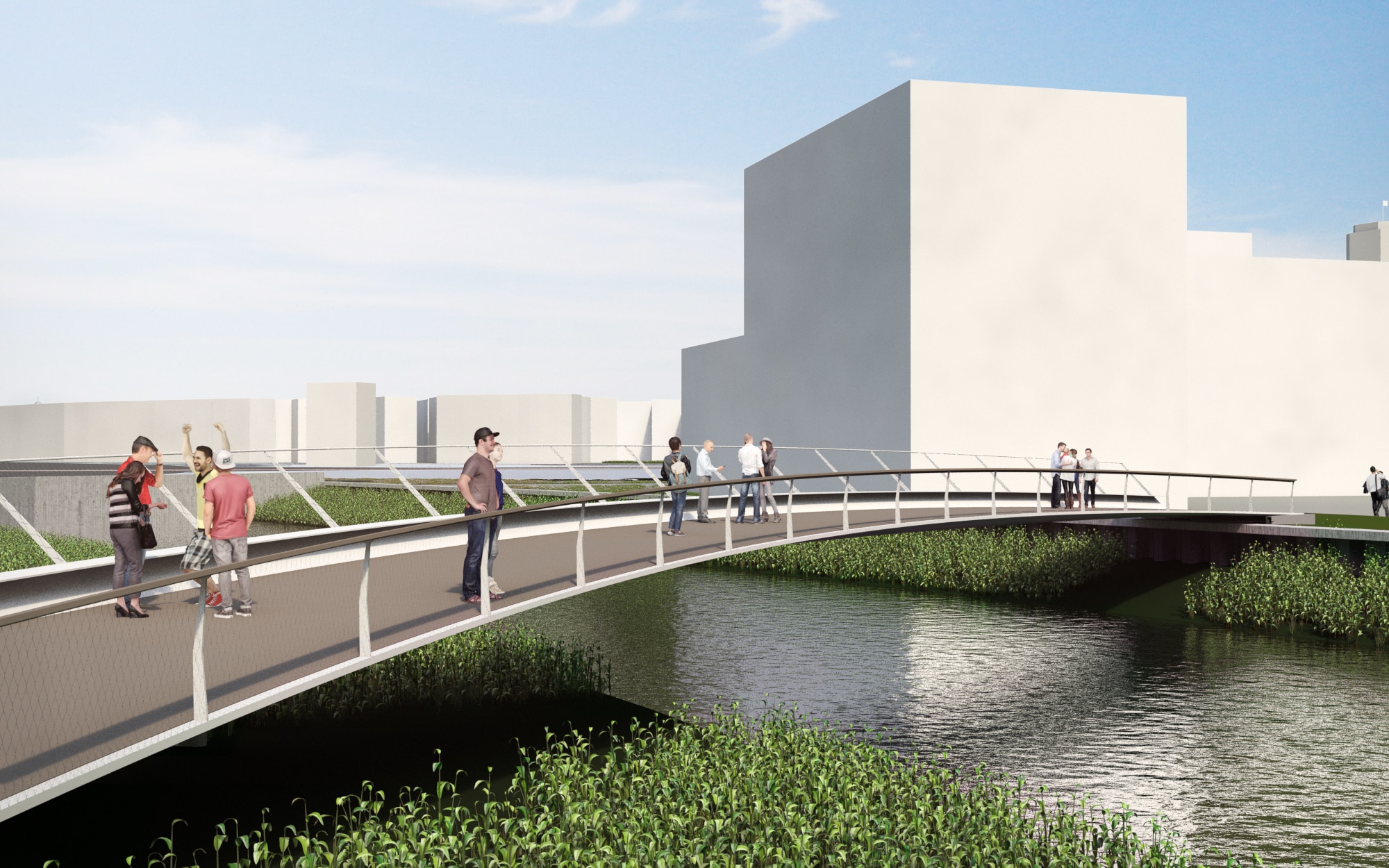 Bureau greisch - Vaste brug en voetgangersbrug tussen de Eandis- en ...