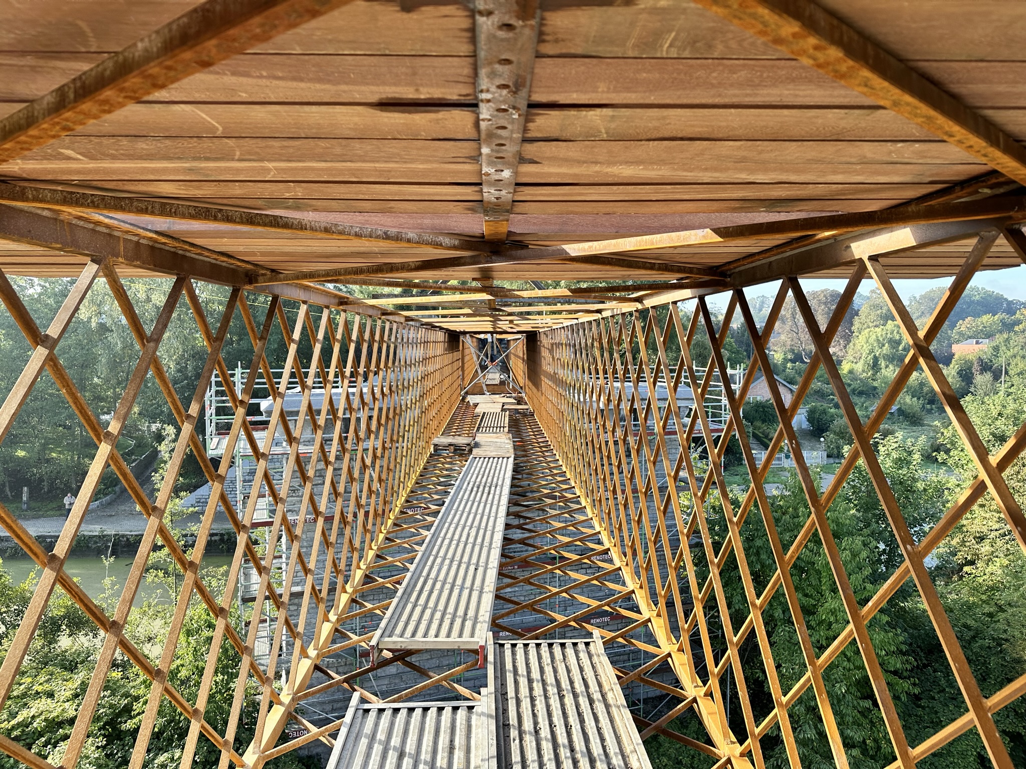 Bureau greisch - La structure de la passerelle d'Arquennes est ...