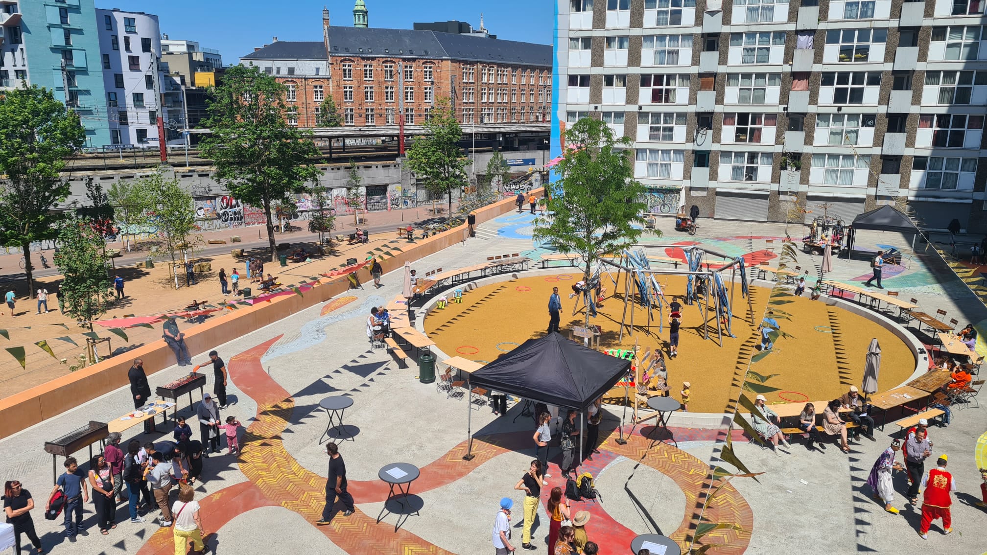 Bureau greisch - Inauguration du parc des Brigittines