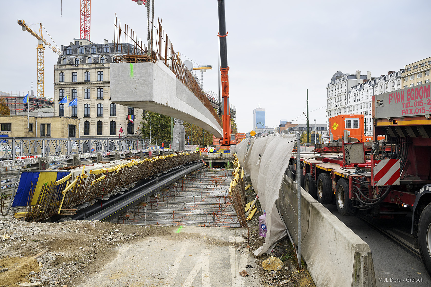 Bureau greisch - Sainctelette bridge in Brussels Replacement of part of ...