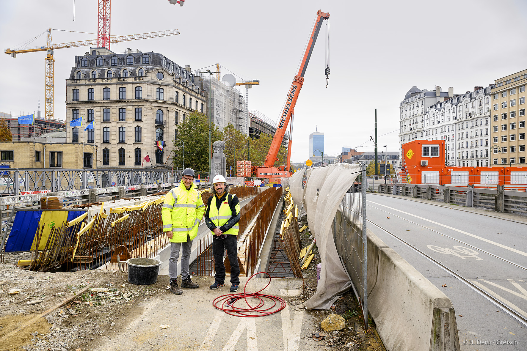 Bureau greisch - Sainctelette bridge in Brussels Replacement of part of ...